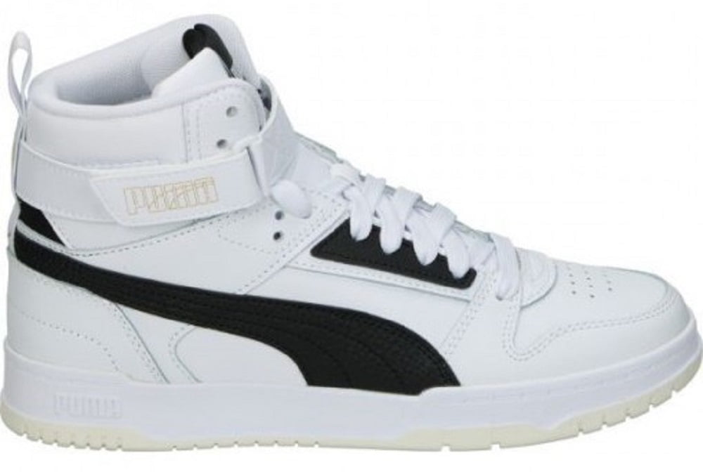Big Kid's Puma RBD Game Jr Puma White/Puma Black/Gold (386172 01) - 6.5 ...