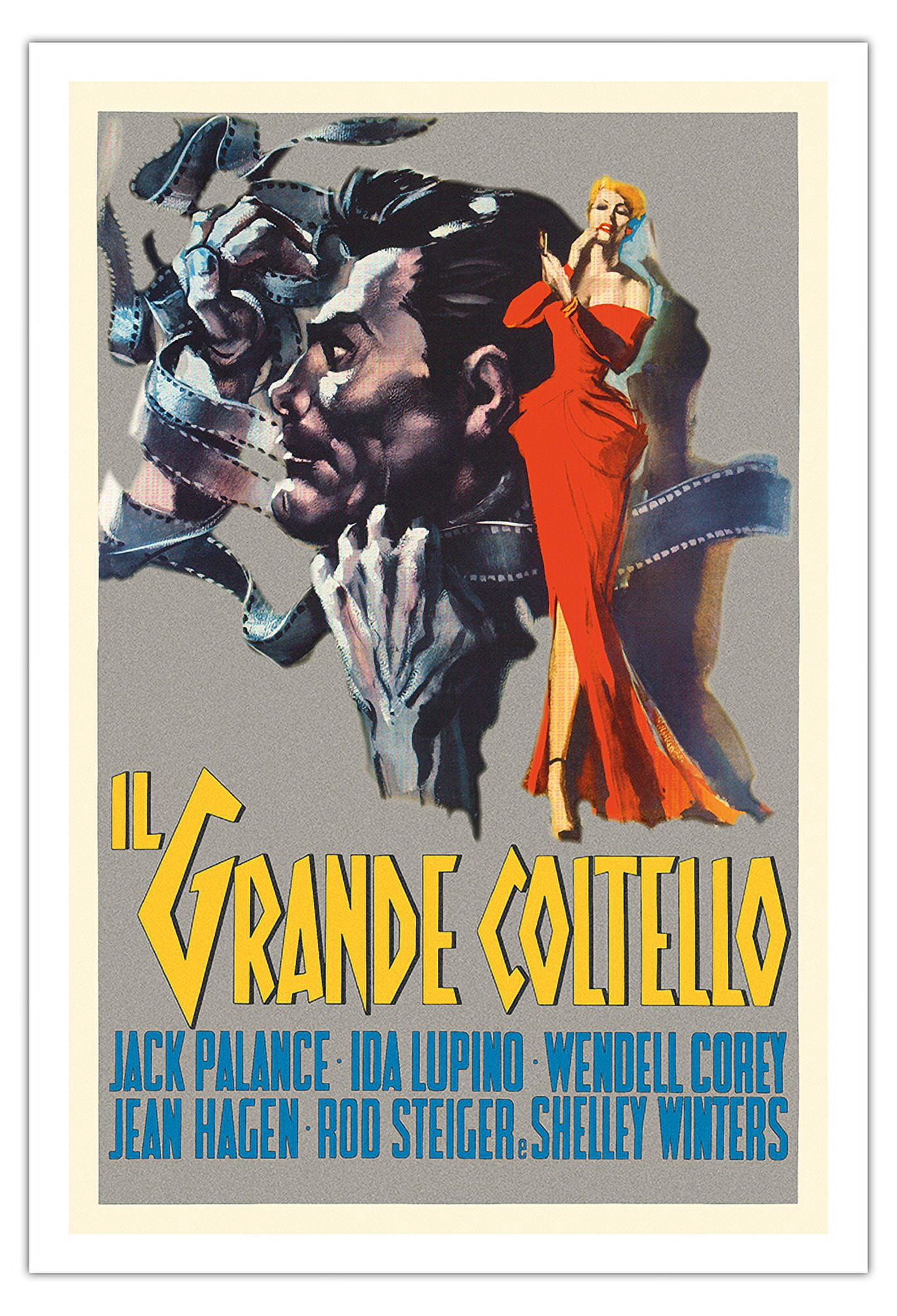 The Big Knife (Grande Coltello) - Starring Jack Palance & Ida Lupino ...