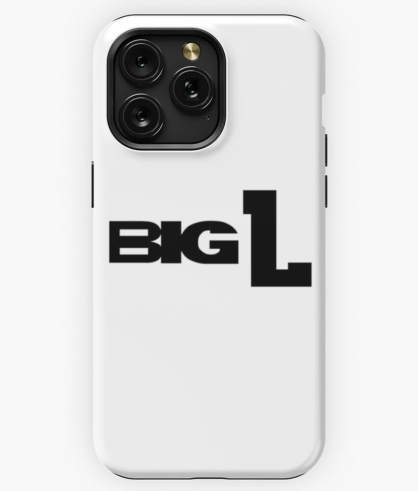 Big L Logo 3 Black Hip Hop Rapper G3574 Phone Case for iPhone17 16 15 ...
