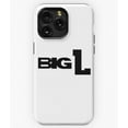Big L Logo 3 Black Hip Hop Rapper G3574 Phone Case for iPhone17 16 15 ...