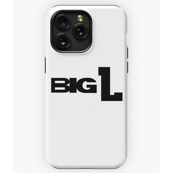 Big L Logo 3 Black Hip Hop Rapper G3574 Phone Case for iPhone17 16 15 ...