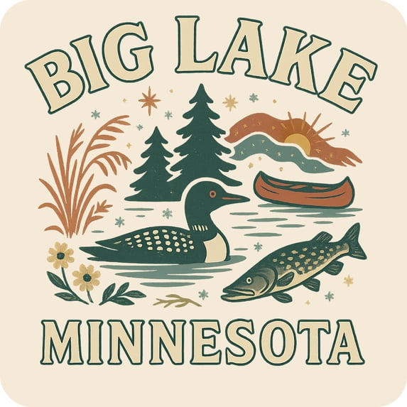 Big Lake Minnesota Keepsakes Souvenir Vinyl Sticker – Destination ...