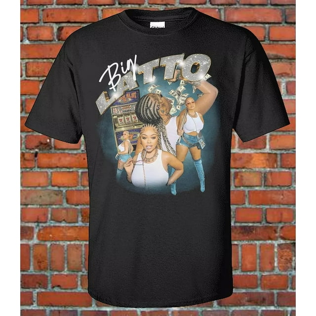 Big Latto 90S Style Bootleg Tee Art Graphic T-Shirt Hot Trending Shirt ...