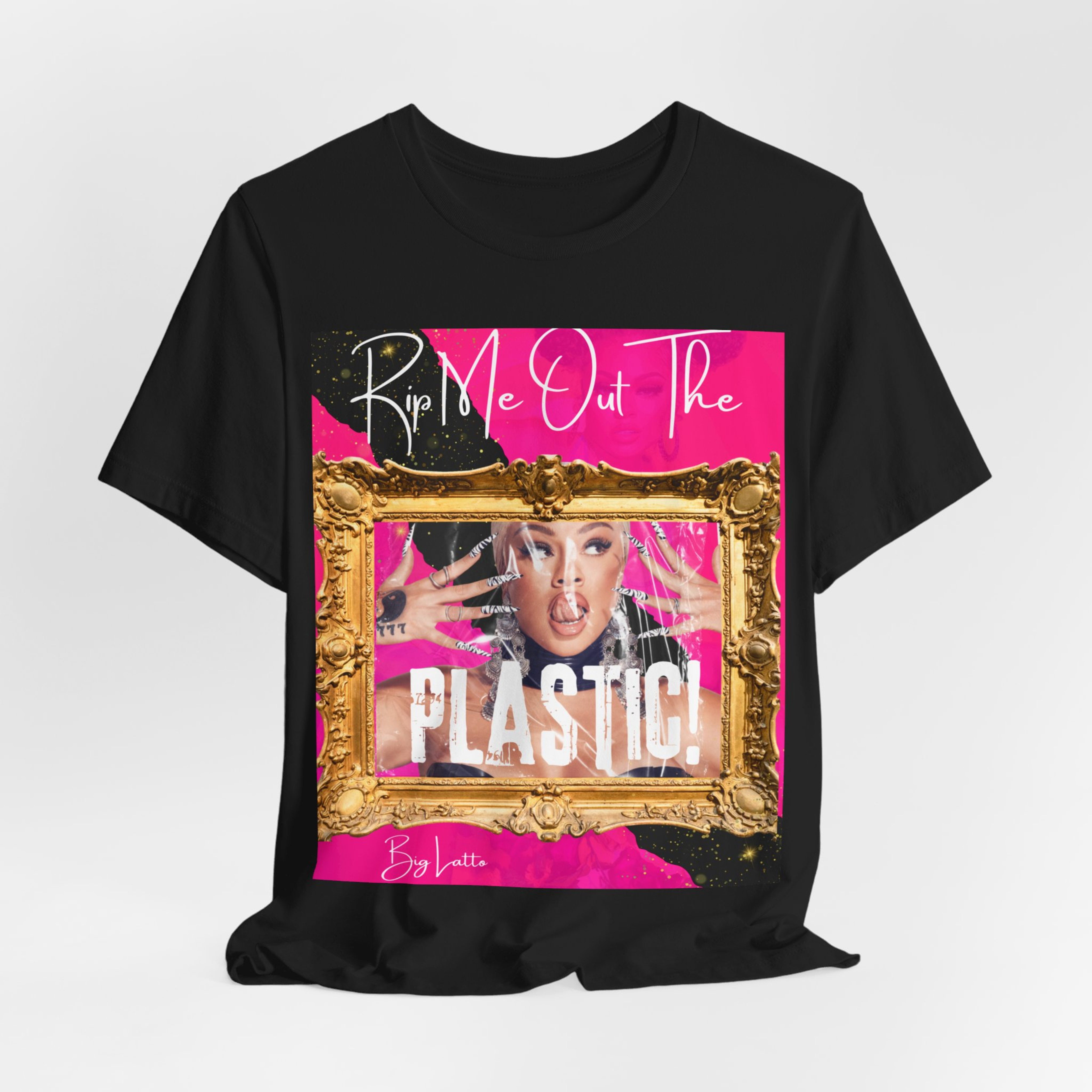 Big Latto Rip Me Out The Plastic" Unisex Jersey Short Sleeve Tee ...