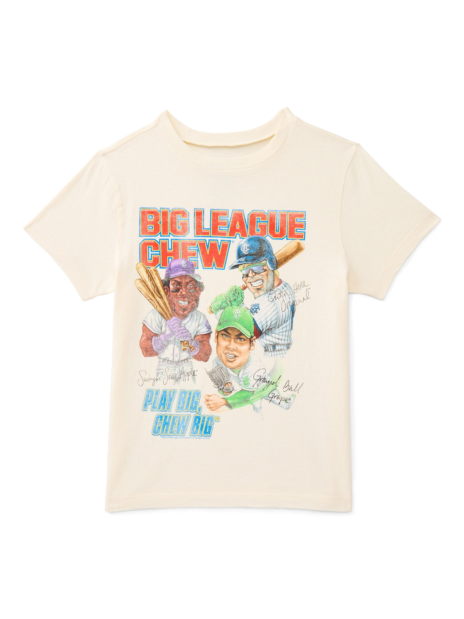 Big League Chew Boys Graphic Tee with Short Sleeves, Sizes 4-18 ...