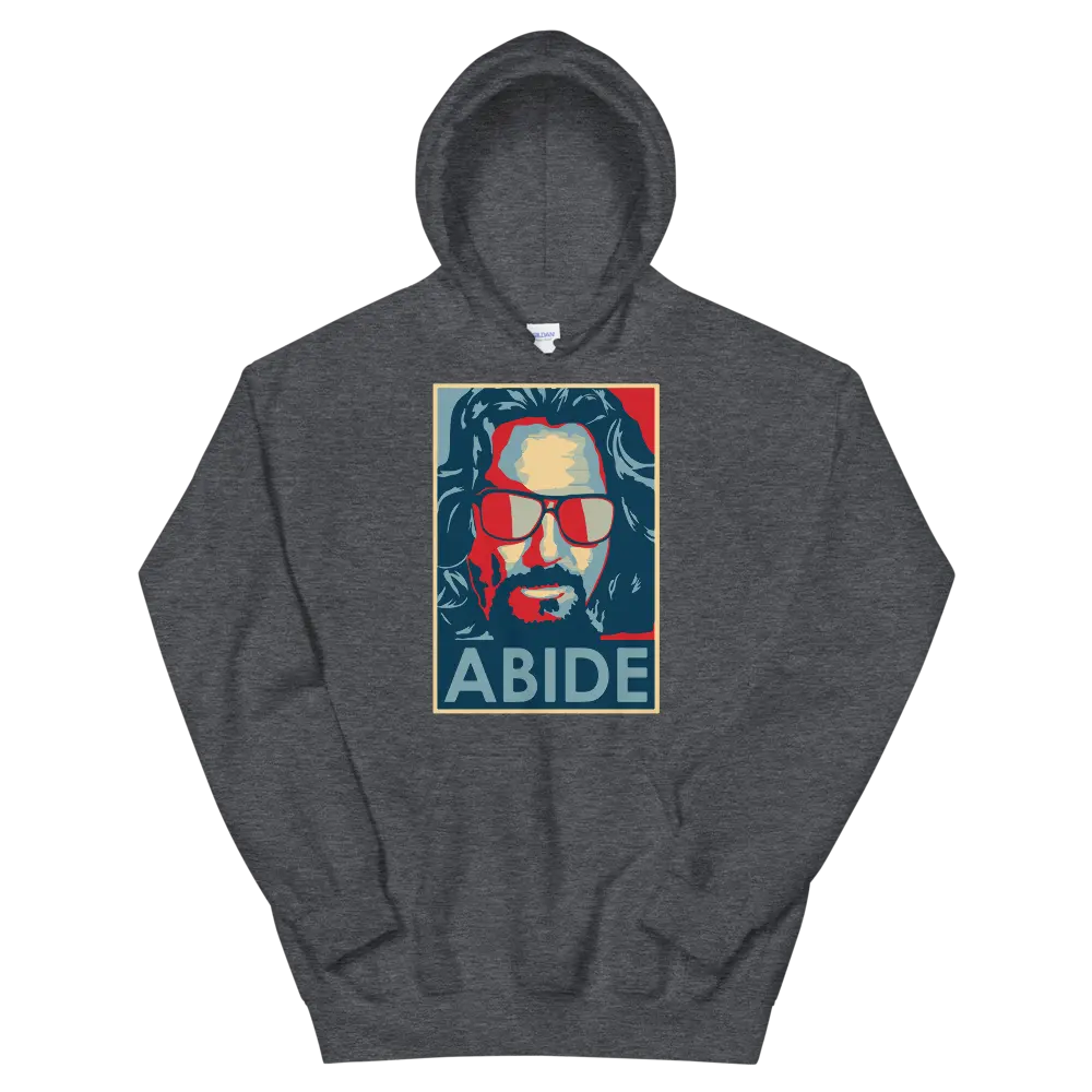 Big Lebowski Abide, Hope Style Unisex Hoodie - Dark Heather / XL ...