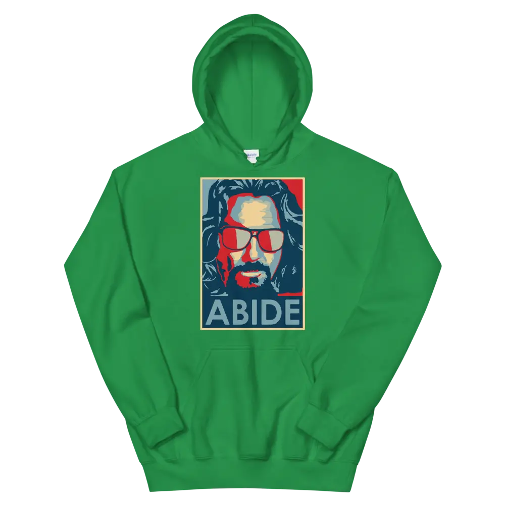 Big Lebowski Abide, Hope Style Unisex Hoodie - Irish Green / 2XL ...
