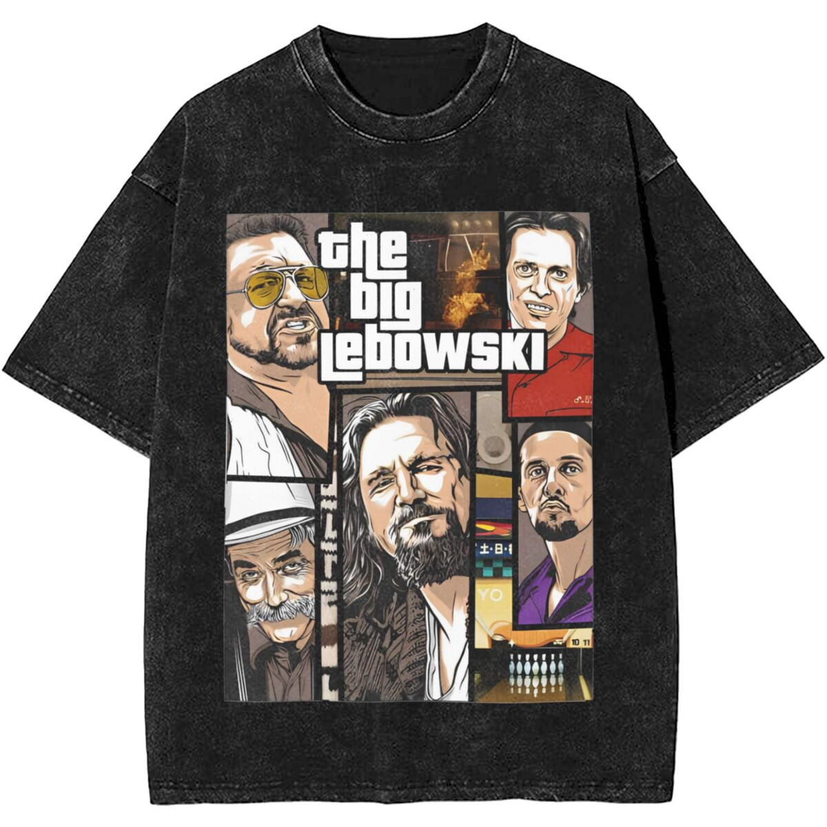 The Big Lebowski Wash T-Shirt Jeff Bridges The Dude Hipster T Shirts ...