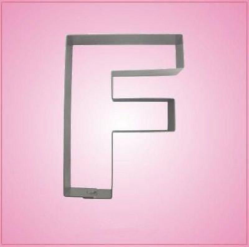 Big Letter F Cookie Cutter 5 Inch - Walmart.com