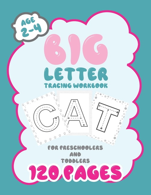 Big Letter Tracing Workbook: Learn to Write big letter tracing Workbook ...
