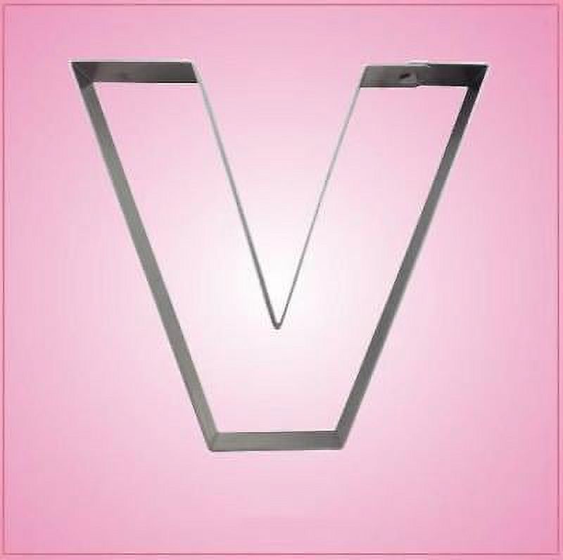 Big Letter V Cookie Cutter 5 Inch - Walmart.com
