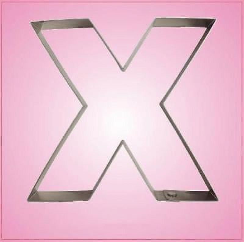 Big Letter X Cookie Cutter 4 Inch - Walmart.com