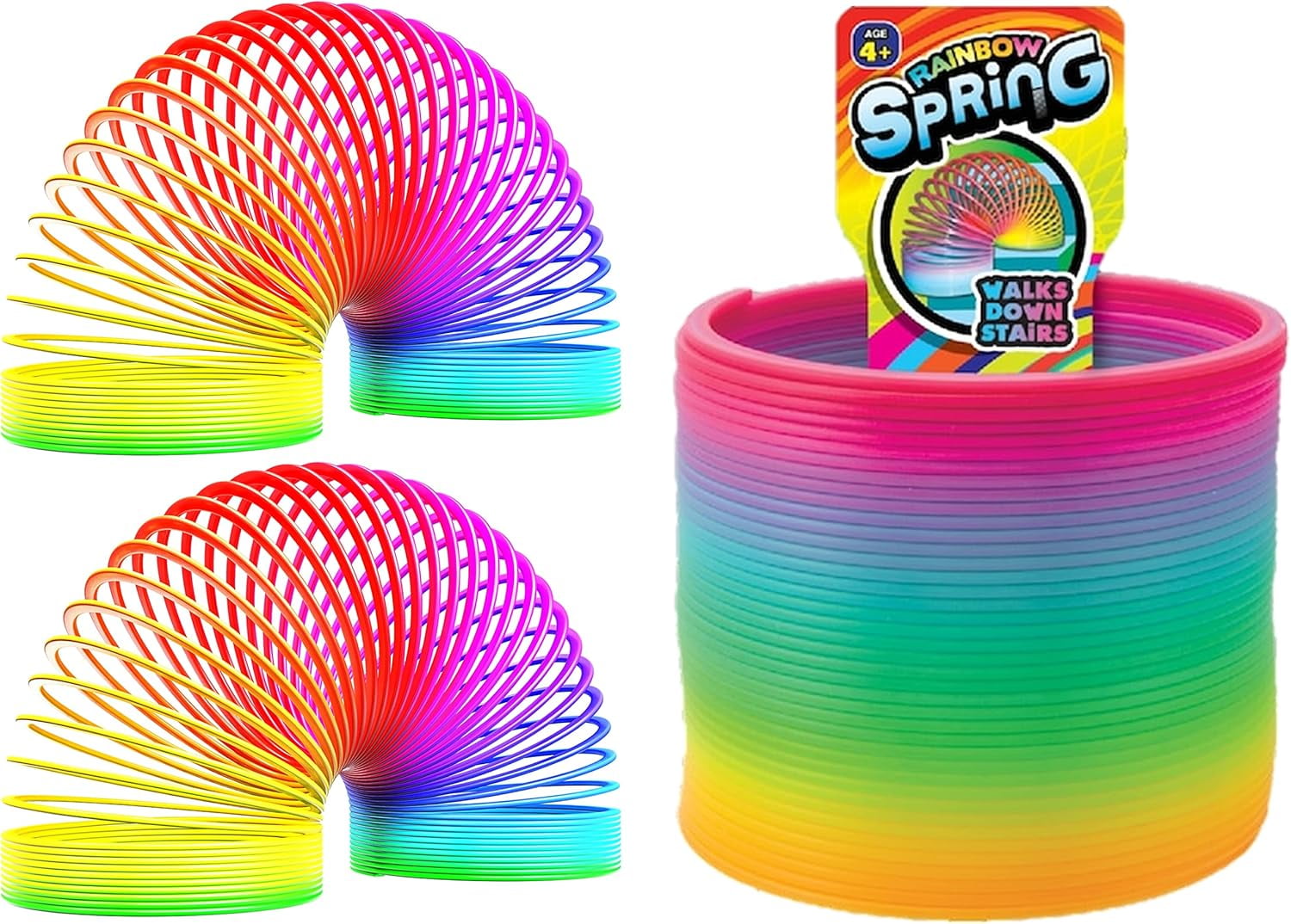 Big Magic Rainbow Color Spring Pack (1 Unit) Original Plastic Coil ...