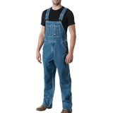 Big Men's 100% Cotton Stonewashed Denim Bib Overall - Walmart.com