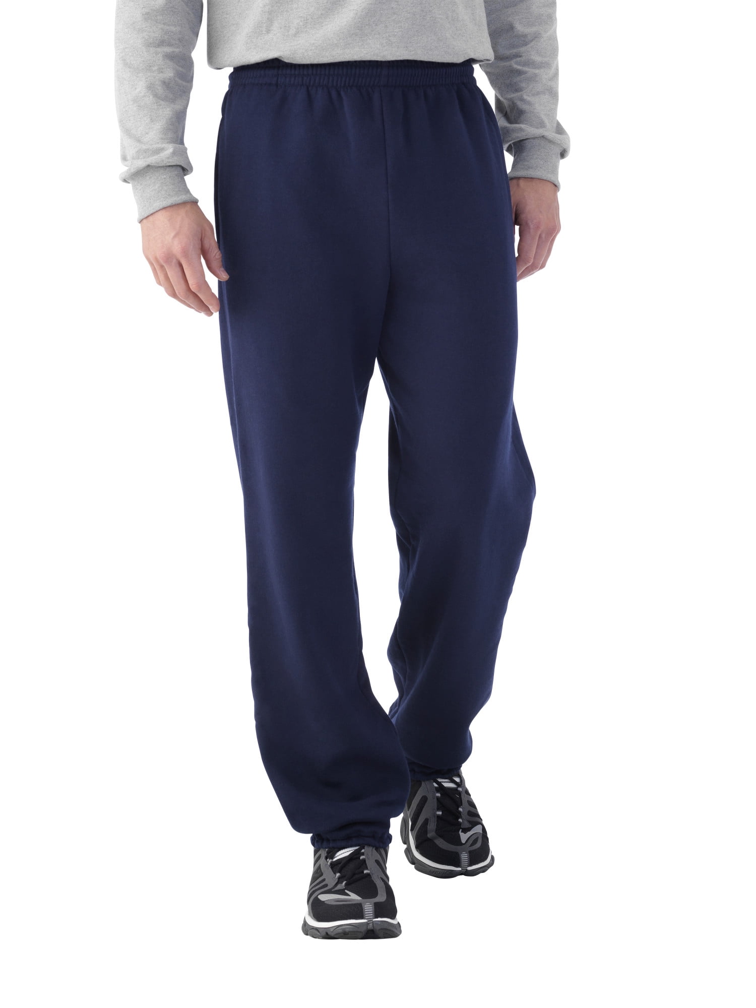 Big Men's Dual Defense Elastic Bottom Sweatpants - Walmart.com