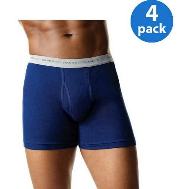 Big Men's FreshIQ Comfort Flex Waistband Boxer Brief 4-Pack, 2XL ...