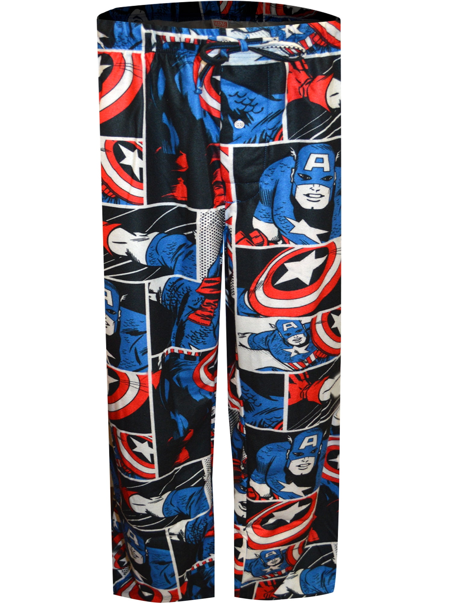 Big Men's Poly Pants Captain America Retro Wild - Walmart.com