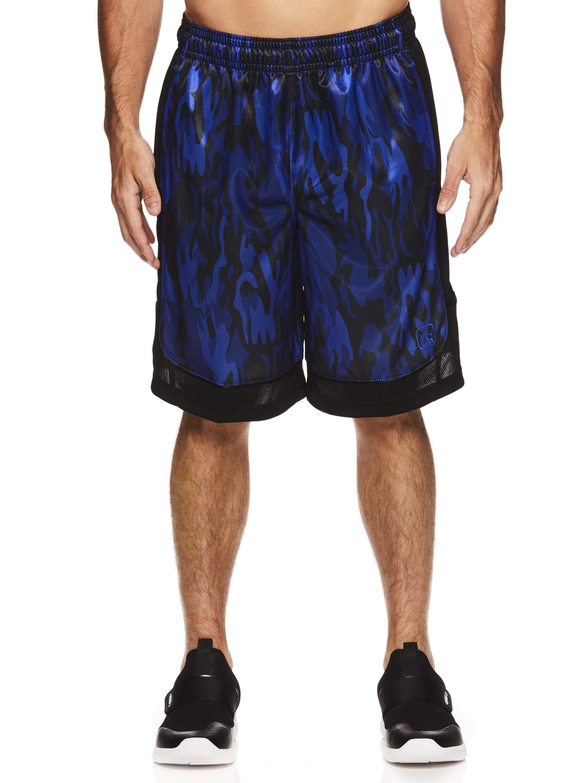 Big Men's Polyester All Court Printed Camo Basketball Shorts - Walmart.com
