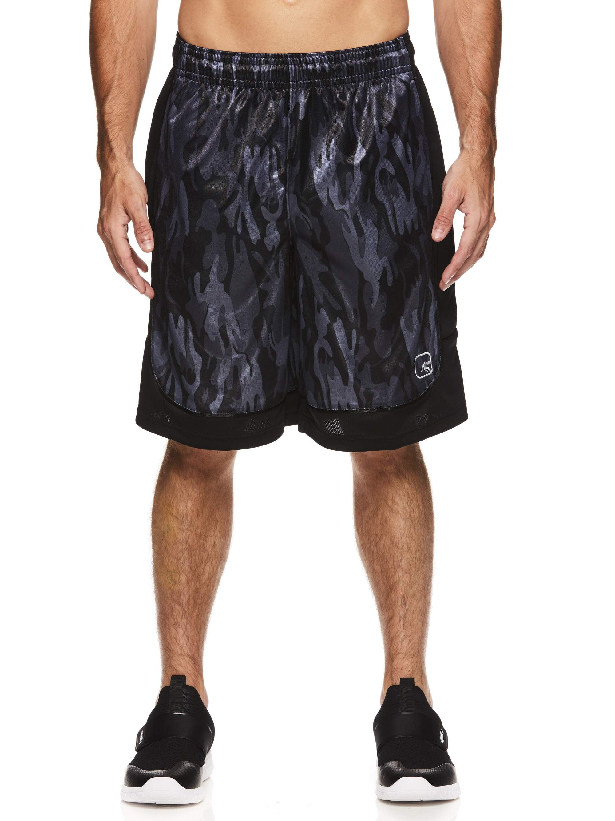 Big Men's Polyester All Court Printed Camo Basketball Shorts - Walmart.com