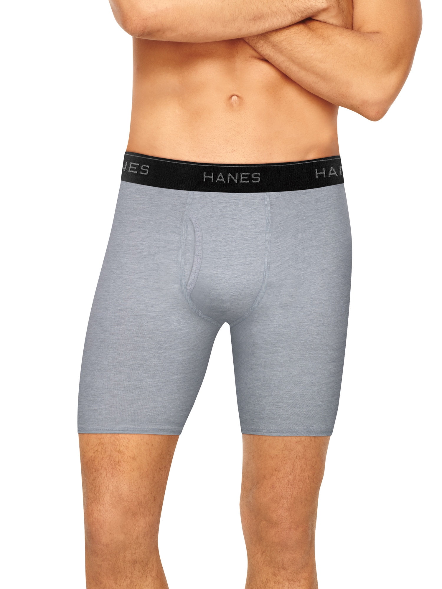 Big Men's Tagless Stretch Long Leg Boxer Brief, 3 Pack - Walmart.com