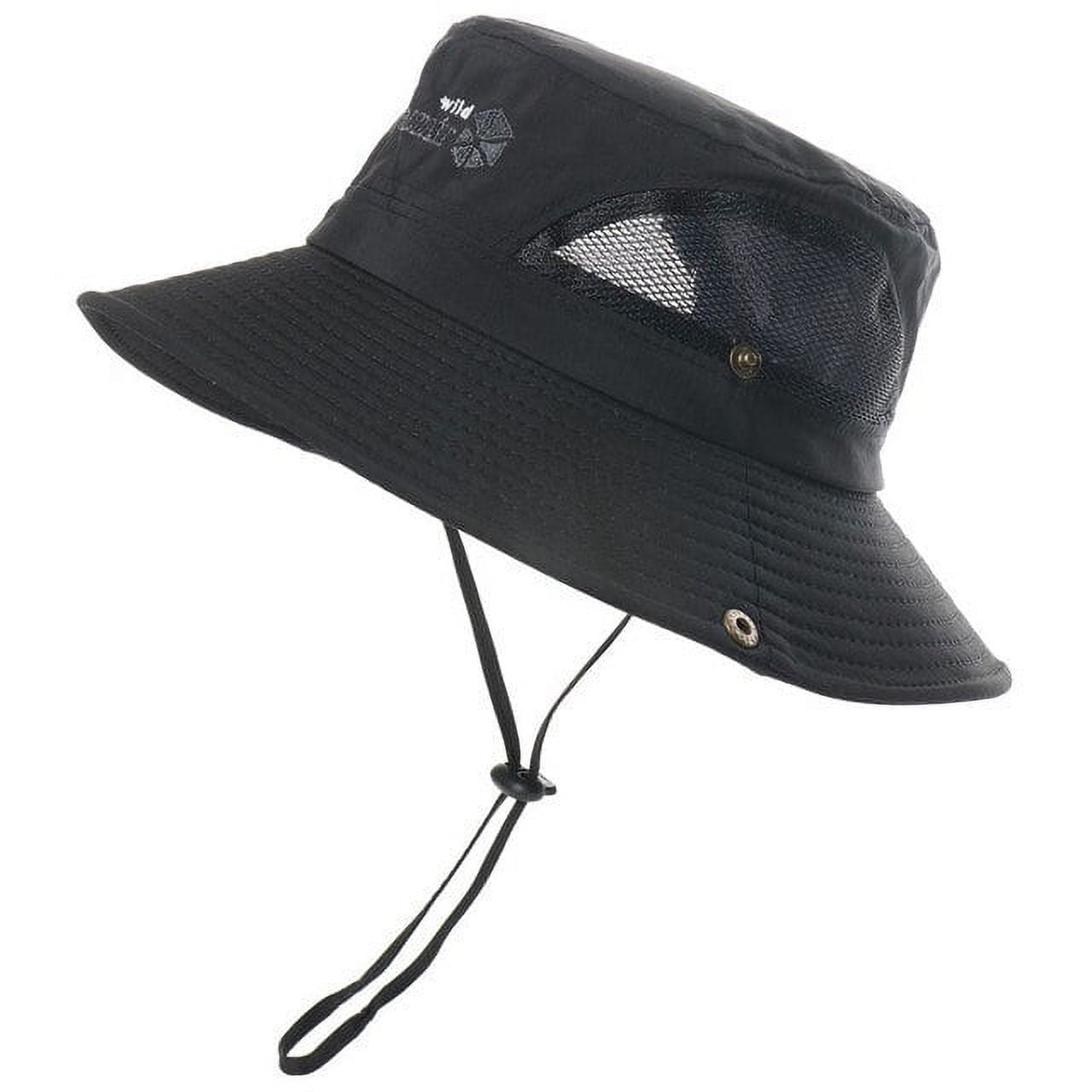 Big Mesh Bucket Hat for Men Waterproof Outdoor Hiking Basin Cap ...