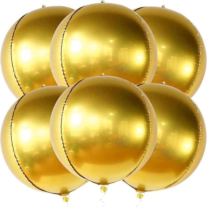 Big Metallic Red Balloons - Large 22 Inch, Pack of 6| 2025 Graduation ...