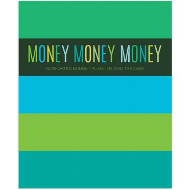 Blue Monthly Budget Planner, Bill Organizer with 24 Pockets for ...