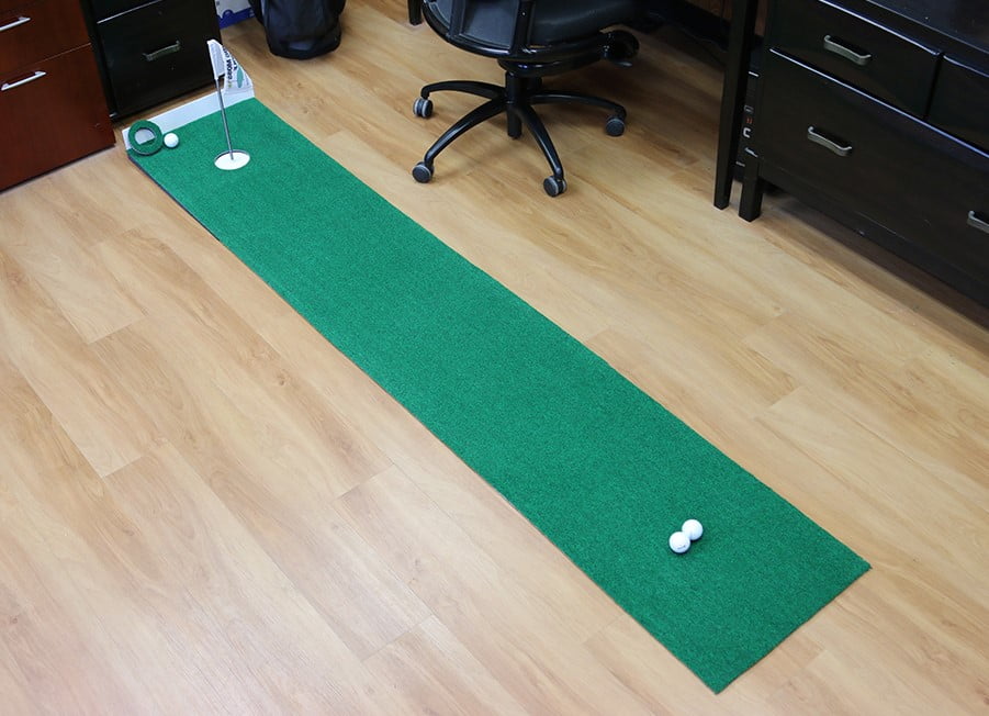 Big Moss Golf OF8 Office Fit 18" x 8' Compact Practice Putting Green ...