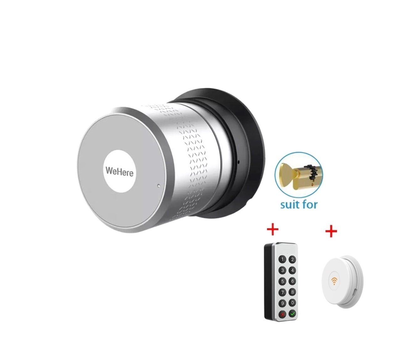 Big Motor Force Tuya Lock Cylinder Home Fingerprint Smart Door Lock ...