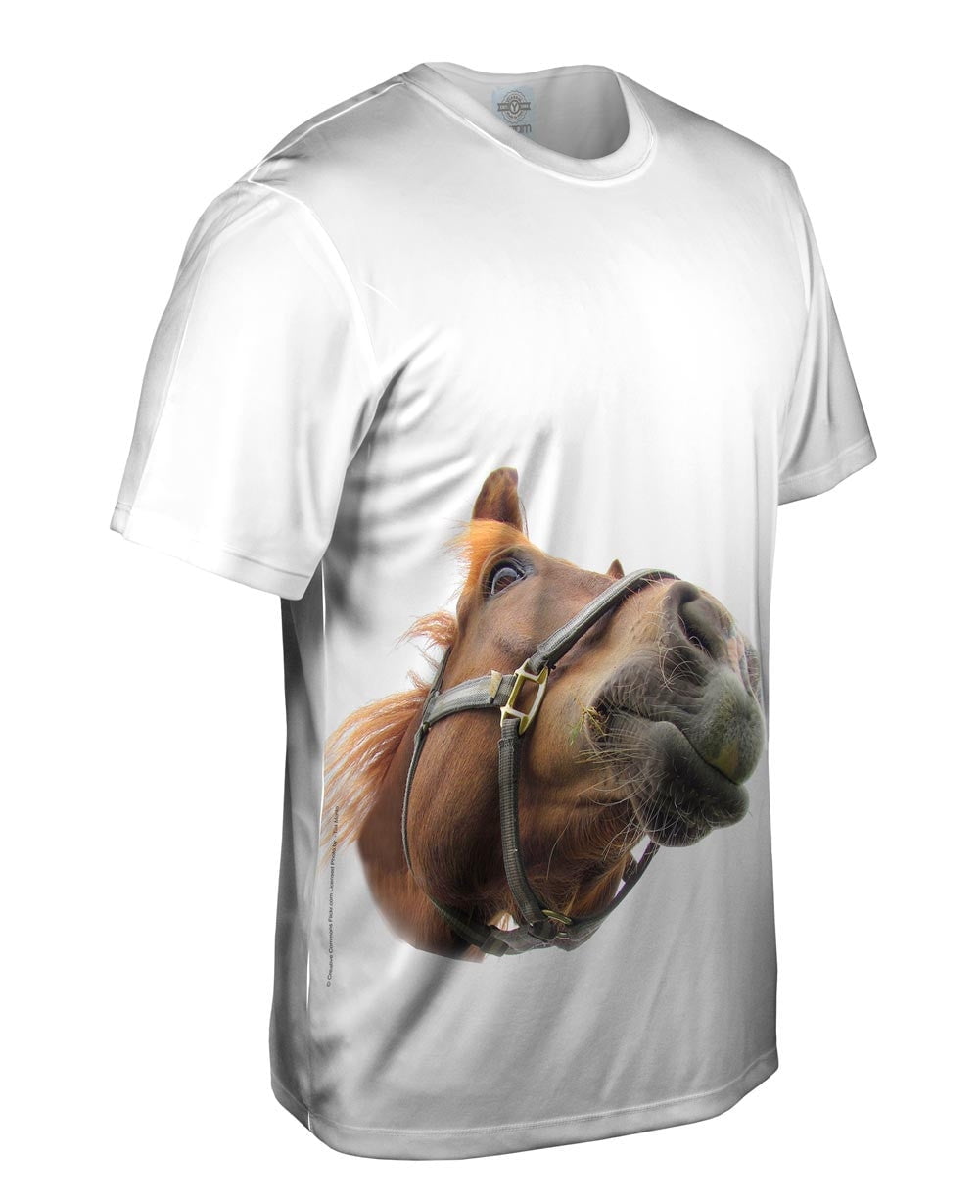 Big Mouth Horse Mens T-Shirt All Over Print - Walmart.com