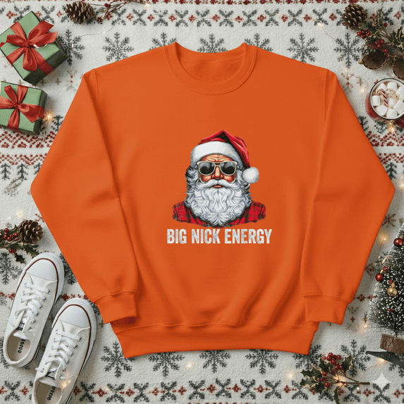 Big Nick Energy Funny Holiday Humor Naughty Quote Trendy Style ...
