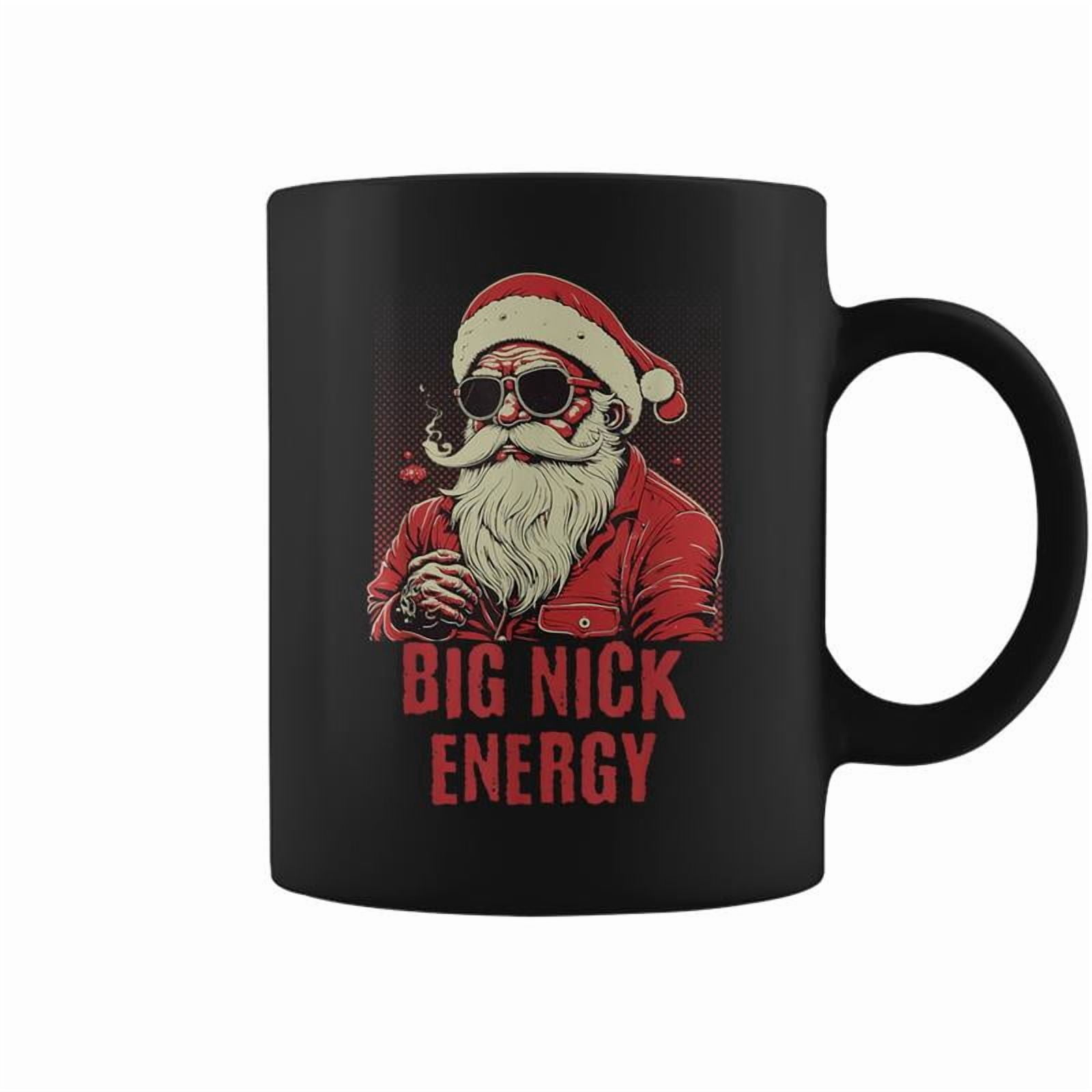 Big Nick Santa Energy Retro Christmas Santa Claus Xmas Coffee Mugs ...