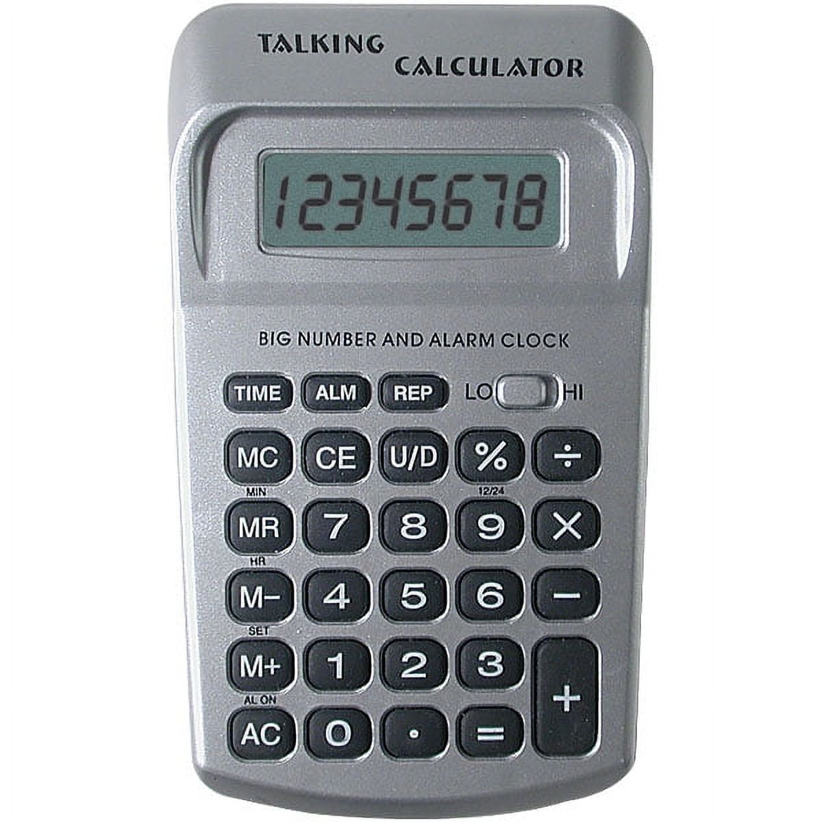 Big Number Pocket Talking Calculator with Clock - Walmart.com