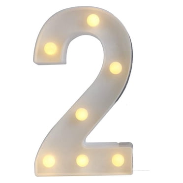 Magik Light up Letter LED Alphabet Number Symbol Plastic Battery ...