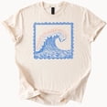 Big Ocean Wave Beach Tee Surfer Coastal Summer Vacation Shirt - Walmart.com
