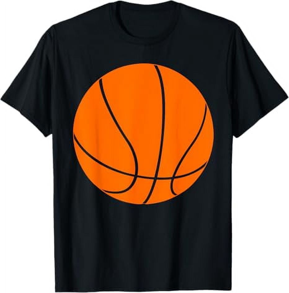 Big Orange Basketball T-Shirt - Walmart.com
