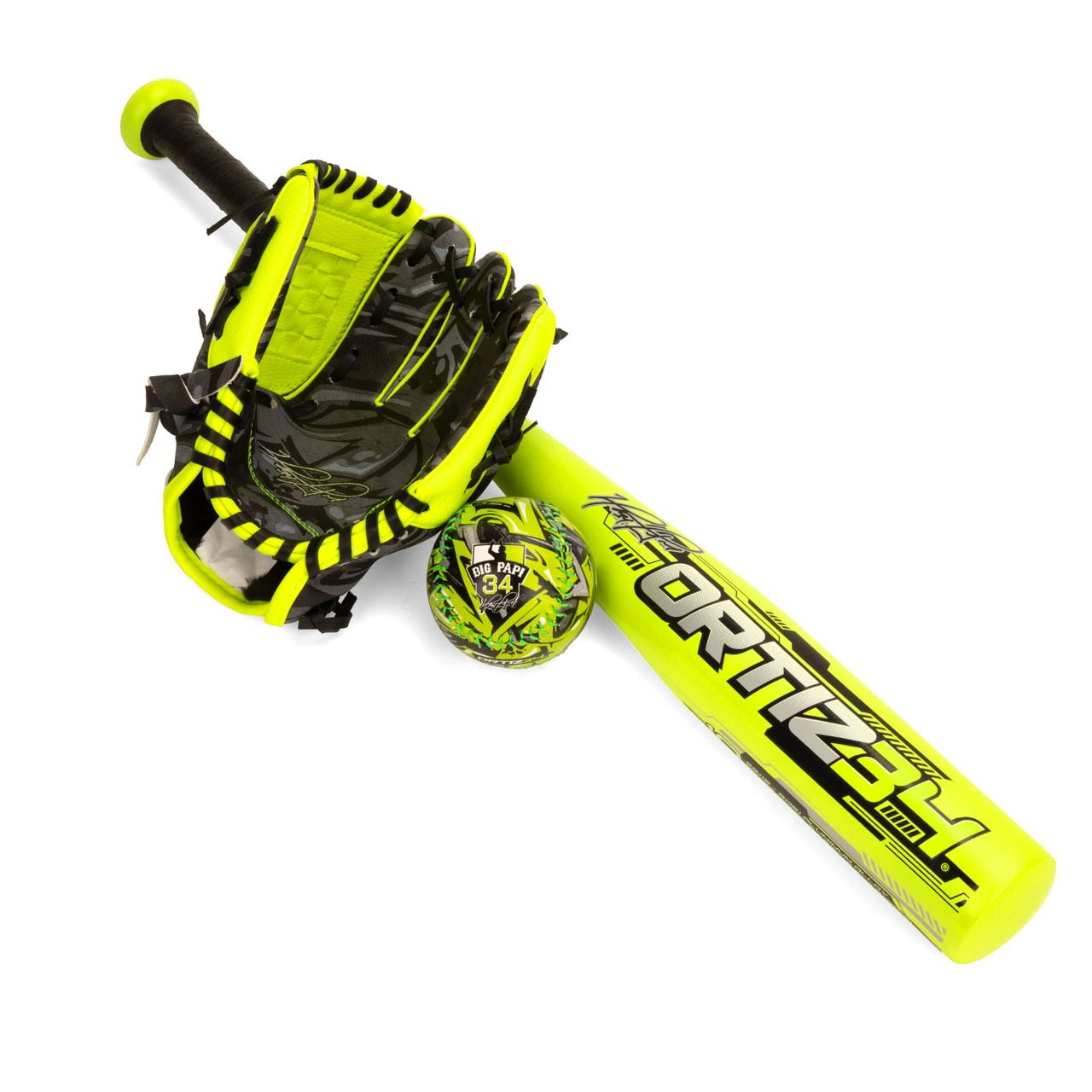 Big Papi's Signature 25" Tball Bat with -11 Drop, 9" Glove, and TBall ...