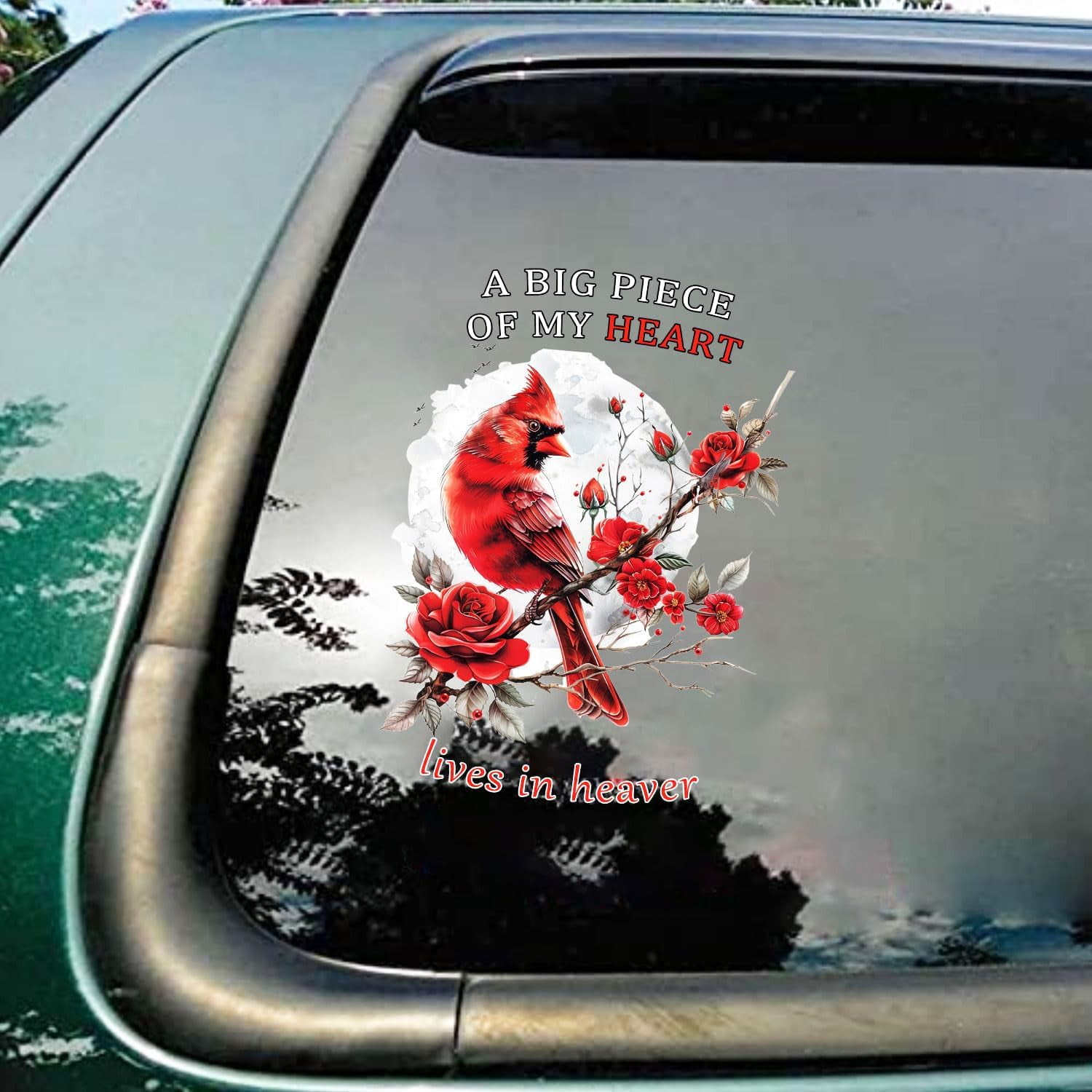 A Big Piece of My Heart Lives in Heaven,Cardinals Peace Place Roses ...