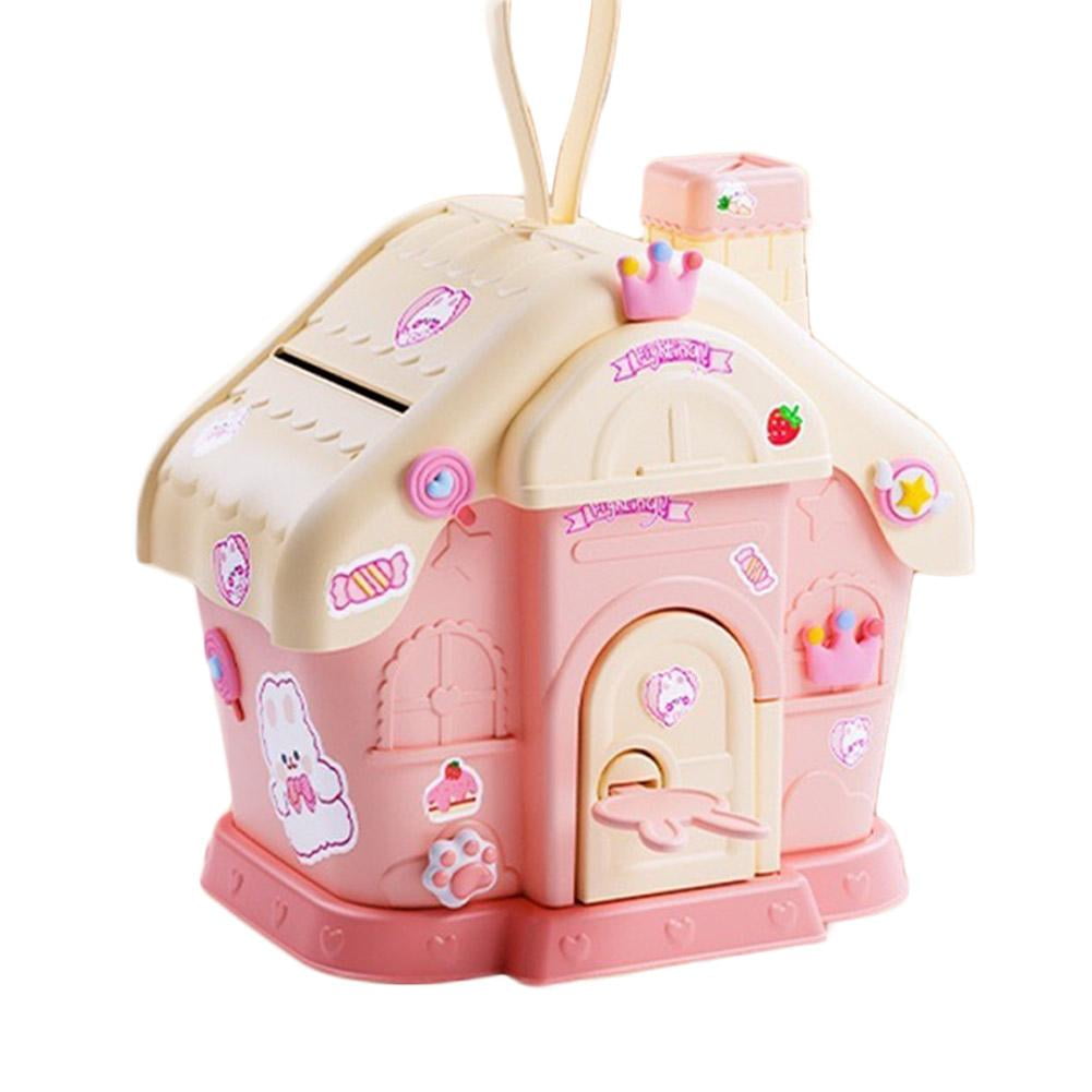 Big Pink House Dhigh Value Cute Cartoon Portable Small House With Key ...