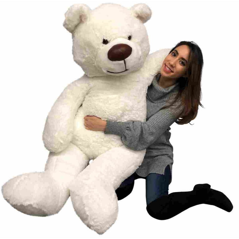 Giant White Teddy Bear Giant Pink Teddy Bear (3ft) | 100cm Teddy Bear