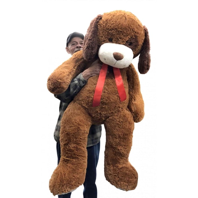 Big Plush Giant Stuffed Dog 5 foot Huge Stuffed Animal Puppy Plushie ...