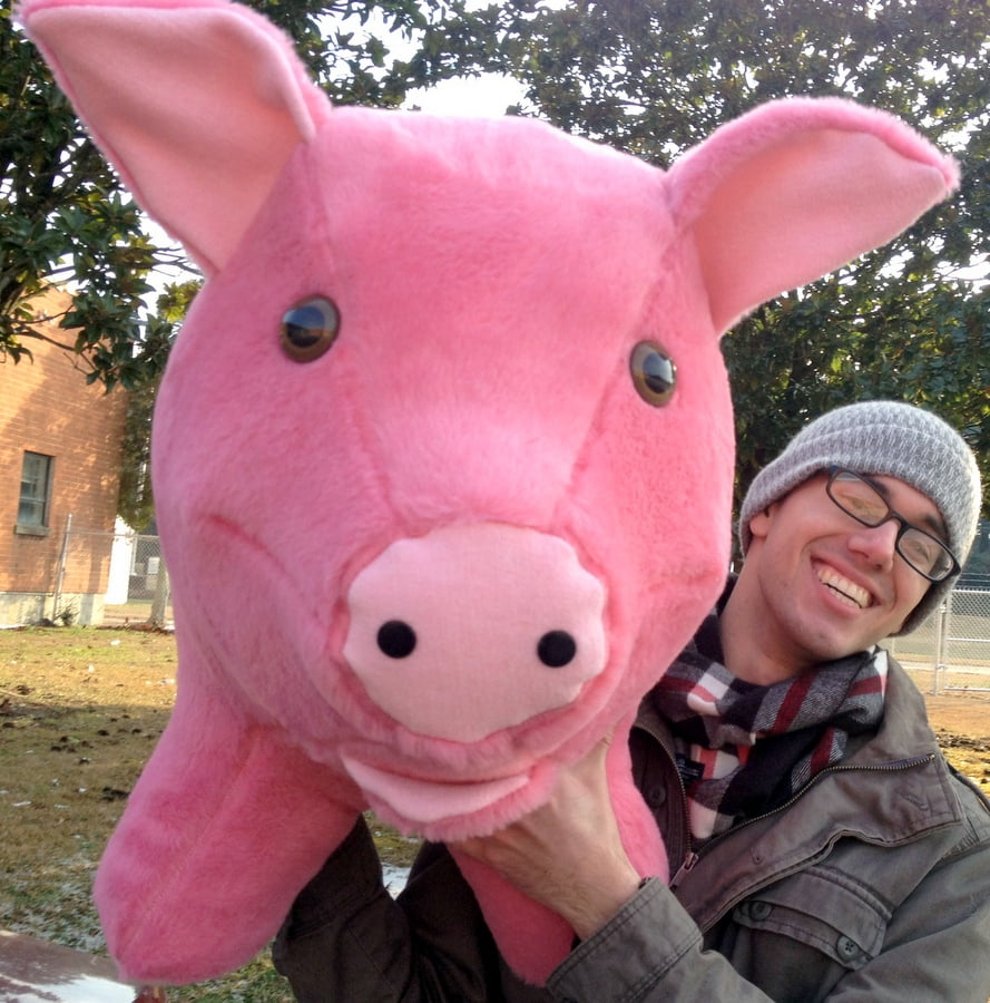 Big Plush Giant Stuffed Pink Pig 32-inch Soft Plush Toy - Walmart.com