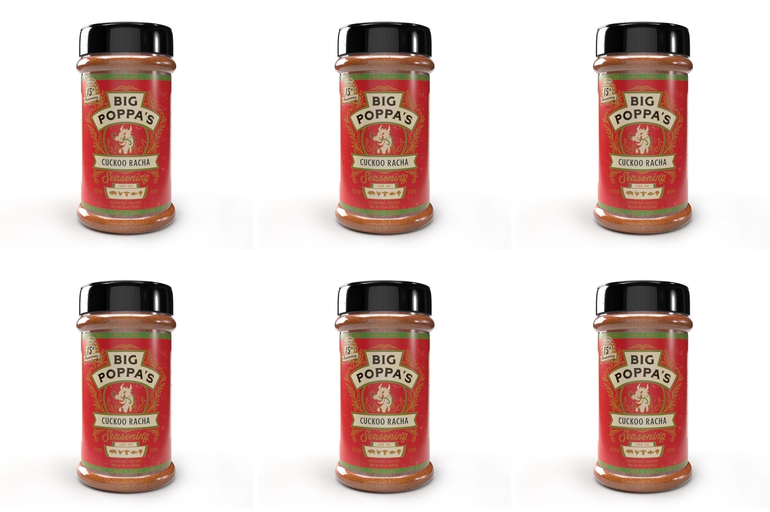 Big Poppa’s Cuckoo Racha Spicy Seasoning – Gluten-Free BBQ Rub & All ...