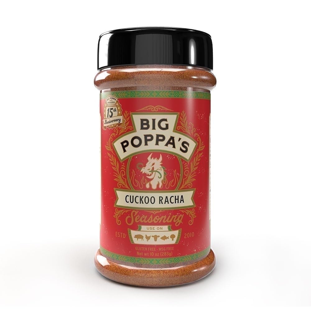 Big Poppa’s Cuckoo Racha Spicy Seasoning – Gluten-Free BBQ Rub & All ...