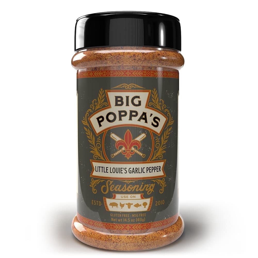 Big Poppa’s Little Louie’s Garlic Pepper Seasoning – Gluten-Free All ...