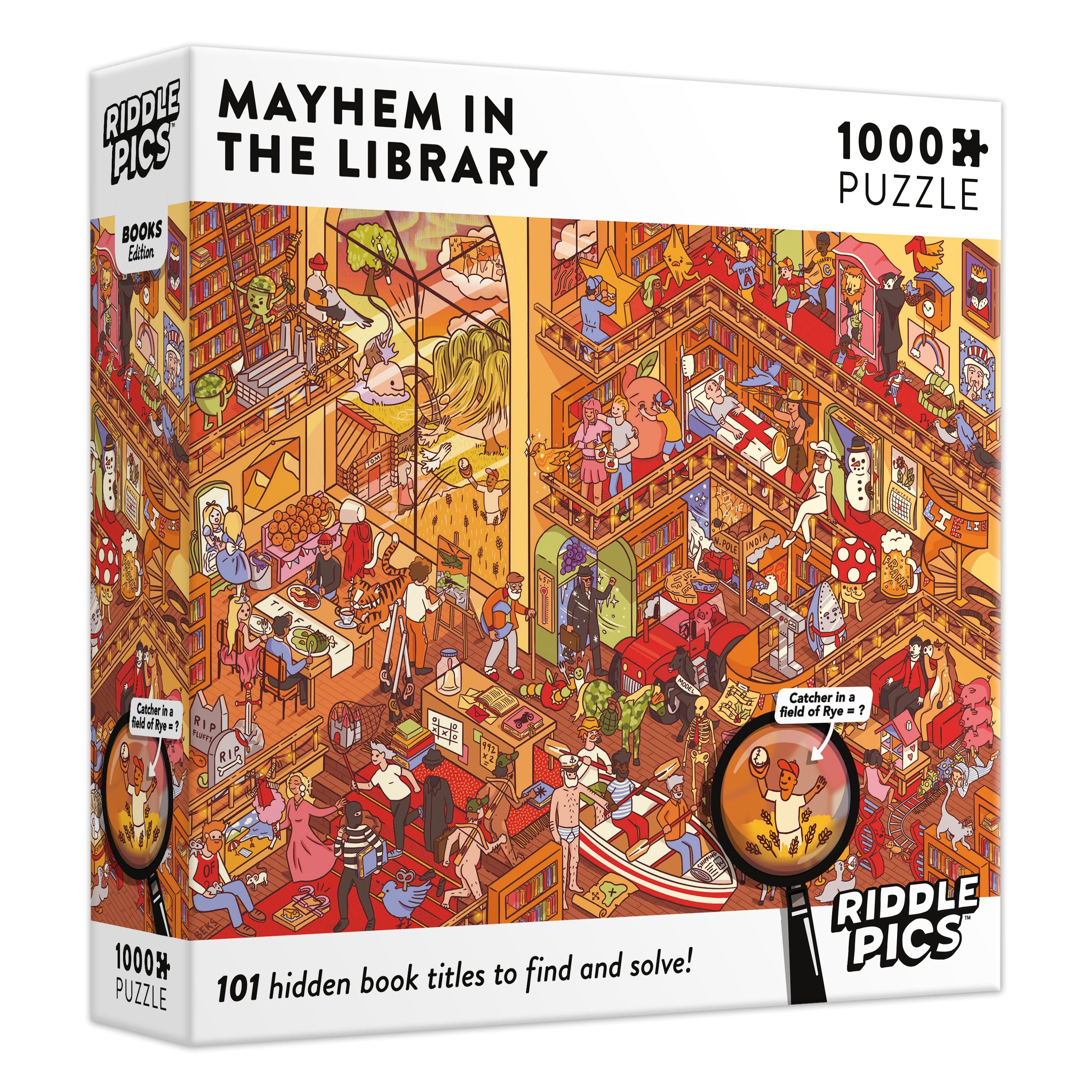 Big Potato 1000 Piece Literary Riddles Jigsaw Puzzle for Adults and ...