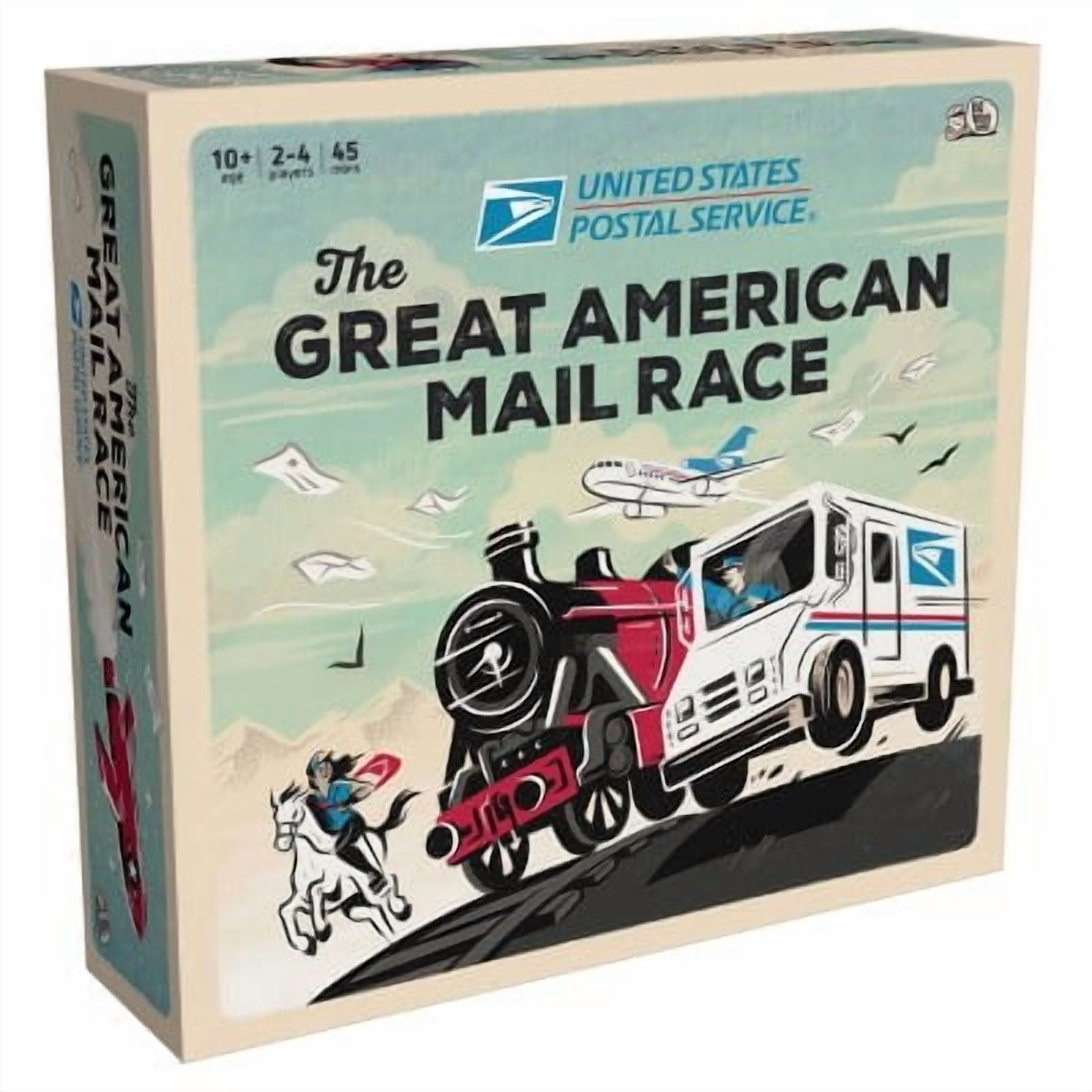 Big Potato USPS the Great American Mail Race Board Game - Walmart.com