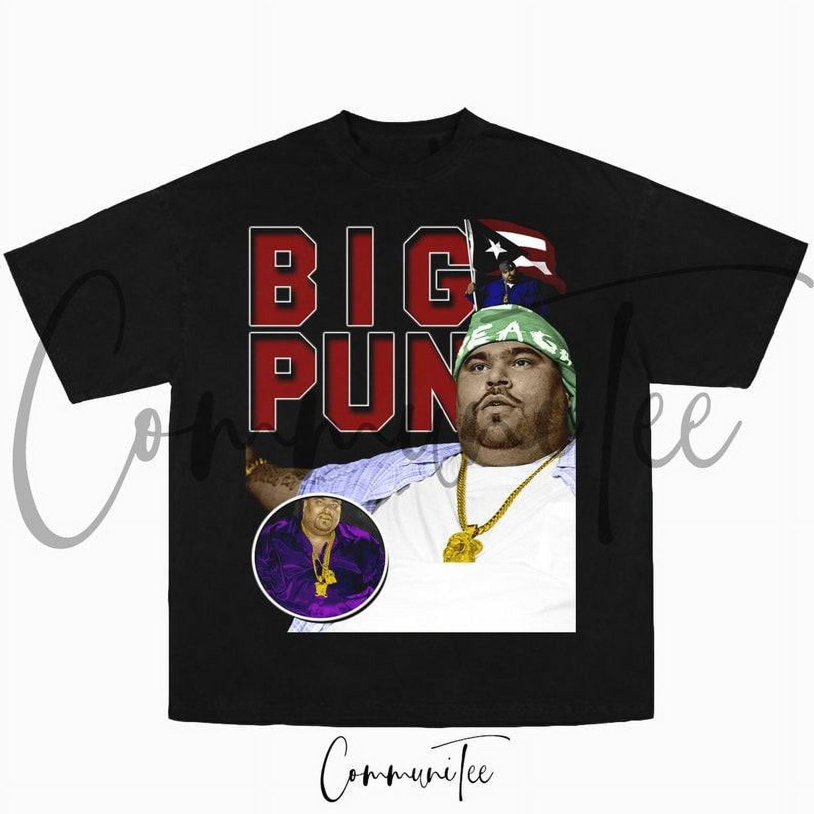 Big Punn Rap Big Face Head Vintage 90s 00s Retro Style Graphic Hip Hop ...