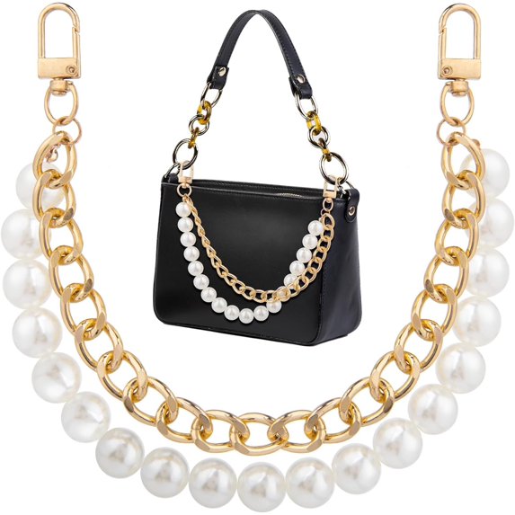 Big Purse Bag Chain, Double Chain Handbag Extender Straps for Women ...