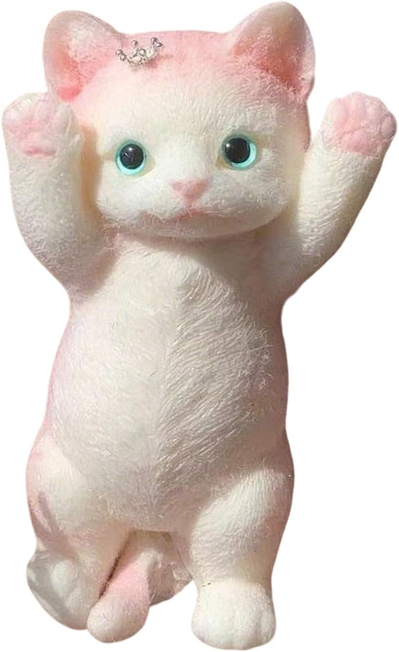 Big Realistic Cat Squishy Toys,Chubby Fluffy Cat Squishies Toys,Cute ...